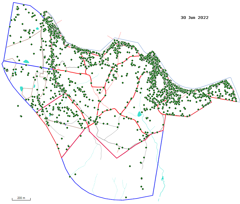 african lovegrass map, Friends of The Pinnacle